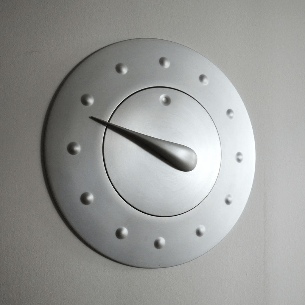Moonface Clock by Massimo Morozzi | Pekenio